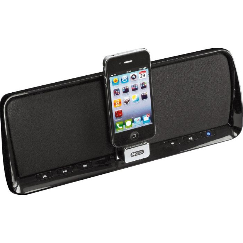 Acoustic Solutions Steel Speaker Dock - Black (Unit Only) - MP3 Players ...