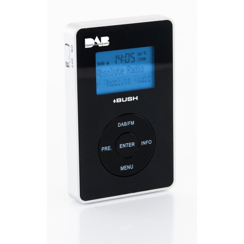 Bush Portable DAB/FM Radio - Black - DAB Digital Radios - Home Audio - Audio & Video | GMV Trade