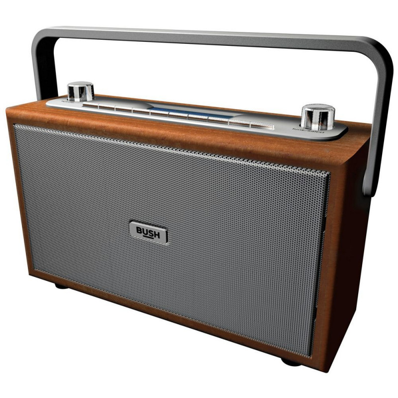 Bush Wooden DAB Radio - DAB Digital Radios - Home Audio - Audio & Video ...