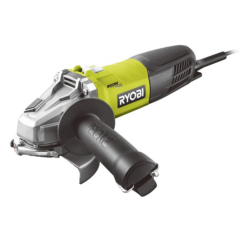 Ryobi RAG800-115G 115mm Corded Angle Grinder - 800w - Other Garden ... Ryobi RAG800-115G 115mm Corded Angle Grinder - 800w - Other Garden ...