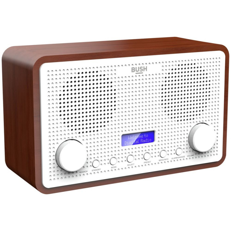 Bush Walnut Wooden DAB Radio - DAB Digital Radios - Home Audio - Audio ...