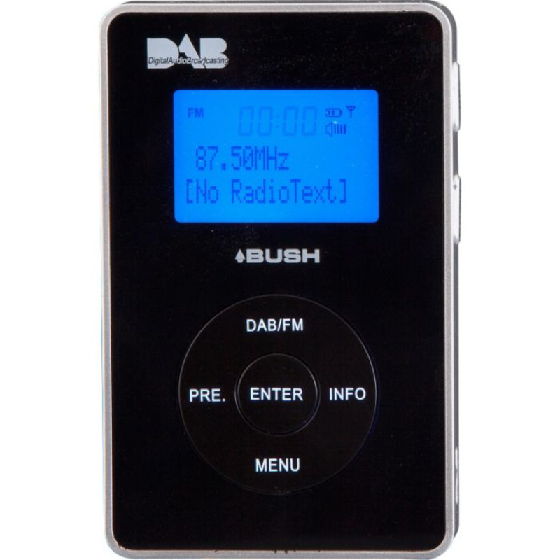 Bush Portable DAB/FM Radio - Black - DAB Digital Radios - Home Audio - Audio & Video | GMV Trade
