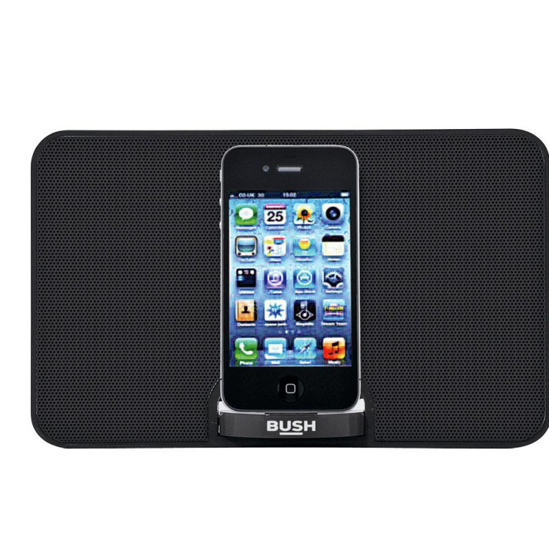 Bush Portable iPod & iPhone Speaker Dock - Black - MP3 Players ...
