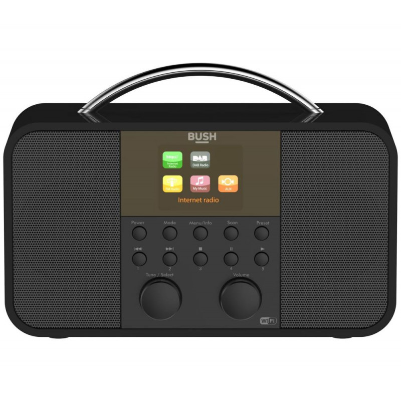 Bush Internet DAB Radio - Black - DAB Digital Radios - Home Audio - Audio & Video | GMV Trade