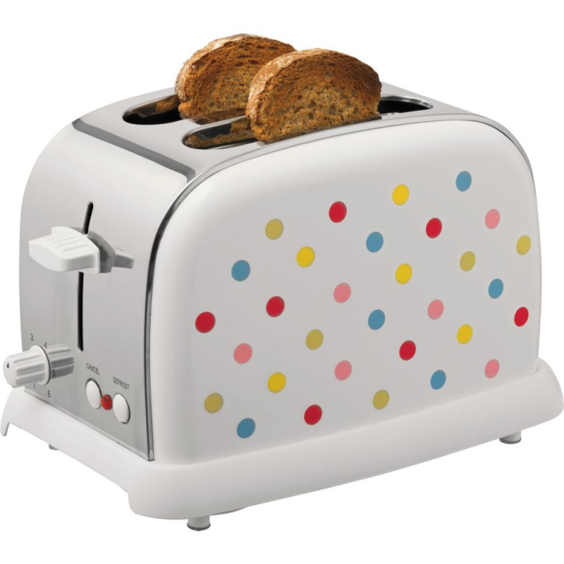 Cookworks Signature Stainless Steel Toaster - Candy Spot - Toasters ...