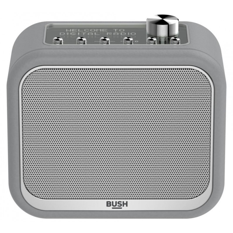 Bush Classic Mono Leather DAB Radio - Grey - DAB Digital Radios - Home Audio - Audio & Video ...