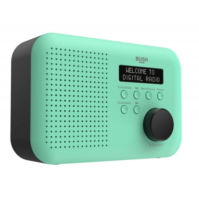 Bush Portable Mono DAB Radio - Mint - DAB Digital Radios - Home Audio - Audio & Video | GMV Trade