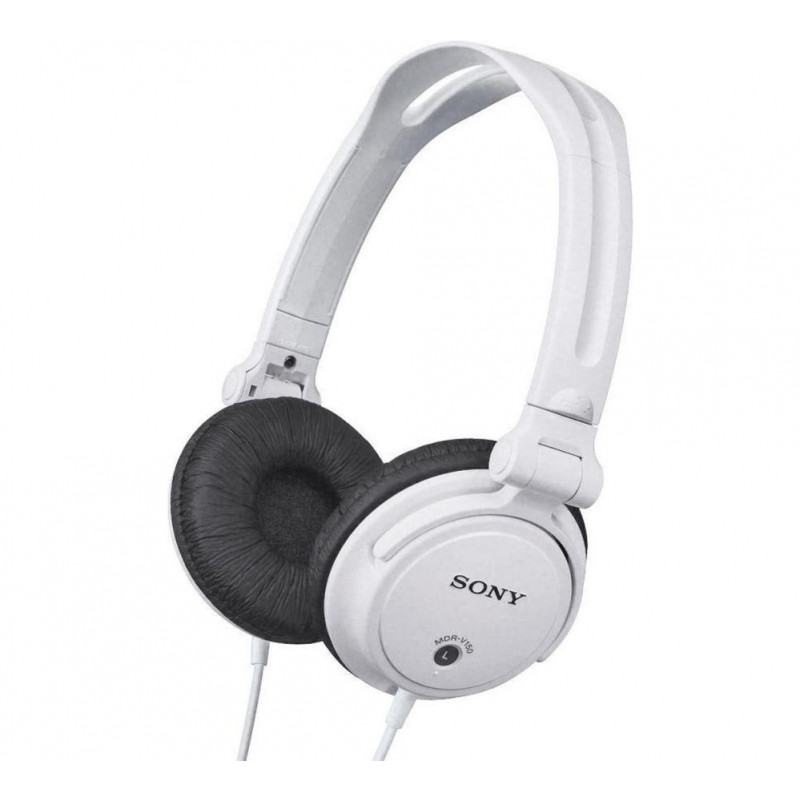 Sony MDRV150 DJ Headphones - White - Headphones & Earphones - Audio ...