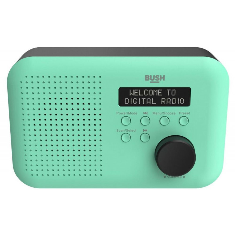 Bush Portable Mono DAB Radio - Mint - DAB Digital Radios - Home Audio ...