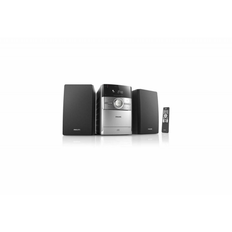 Philips CD Micro System With Cassette - Silver - Micro Hi-Fi Systems ...