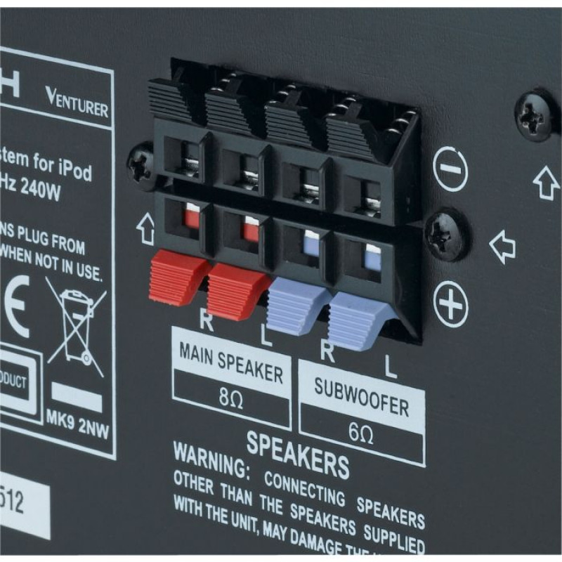 Bush Mini System with iPod Dock and 5 CD Trays - Black - Micro Hi-Fi ...