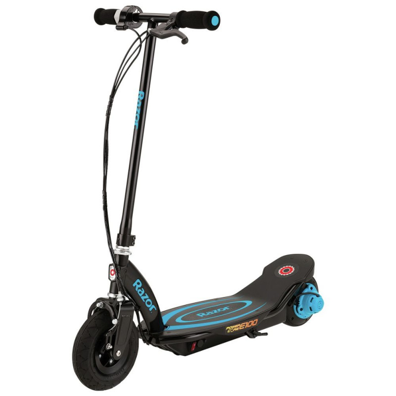 Razor Power Core E100 Electric Scooter - Black/Blue - Outdoor Toys ...