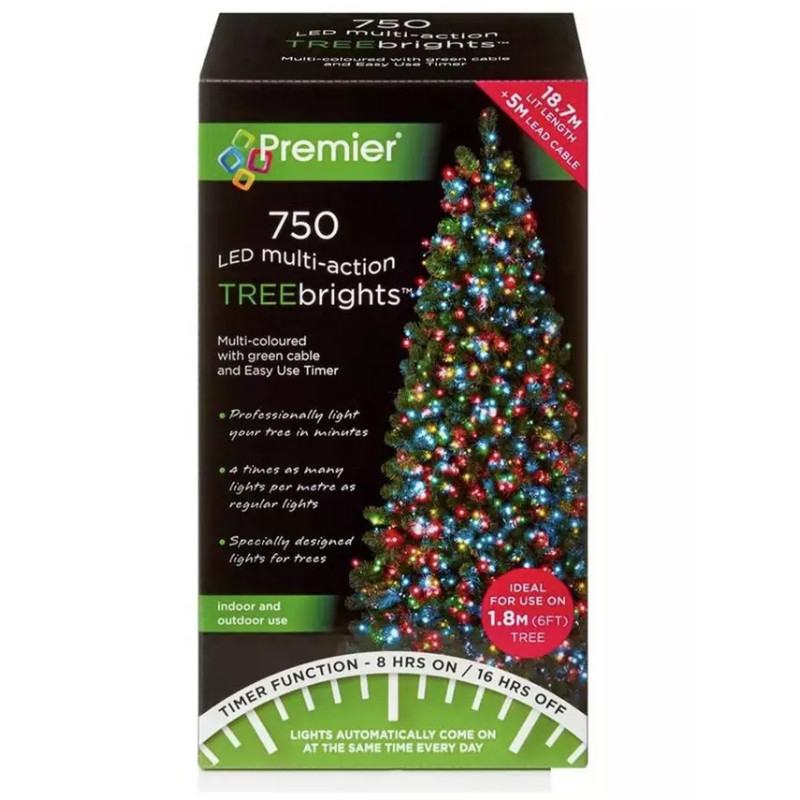 Premier 750 Multicoloured Multifunctional LED Lights - 23.7m ...