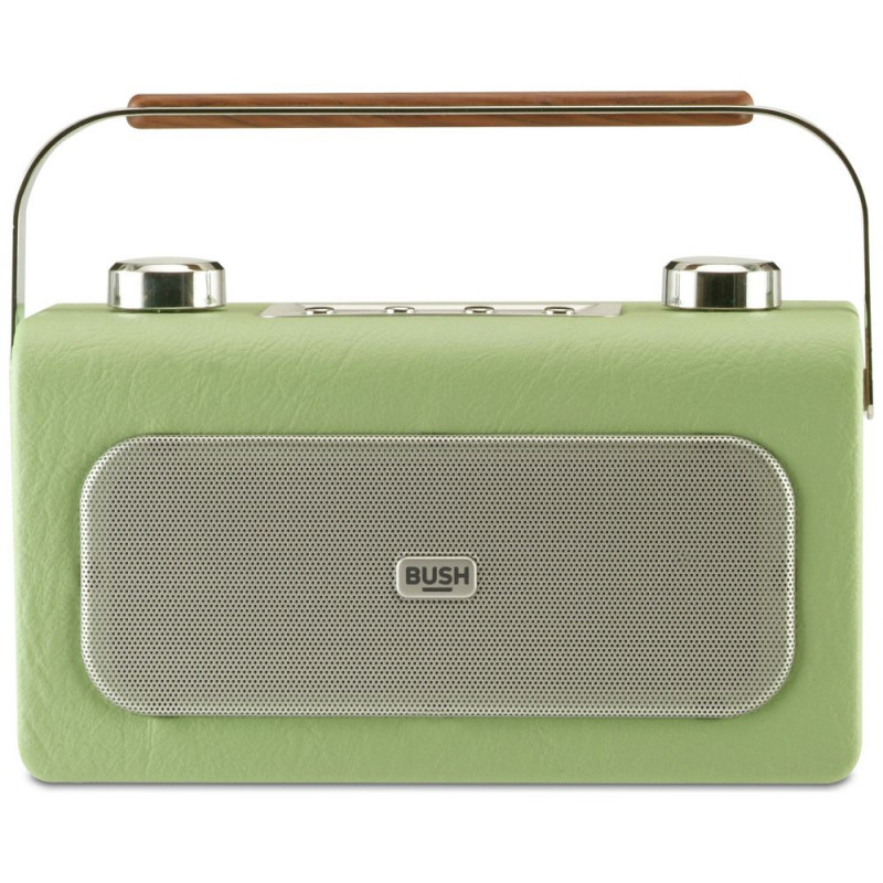 Bush Leather DAB/FM Radio - Pistachio - DAB Digital Radios - Home Audio - Audio & Video | GMV Trade