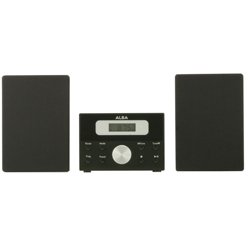 Alba LCD CD Micro System - Black - Micro Hi-Fi Systems - Home Audio ...