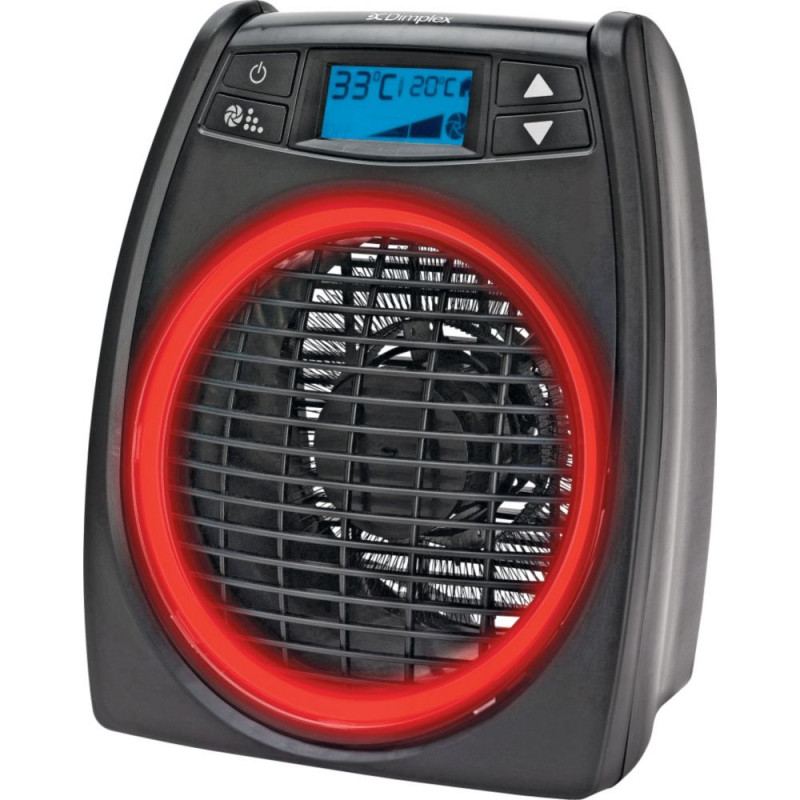 Dimplex DXGL02 2kW Upright Glo-Fan Heater - Black - Fan Heaters ...