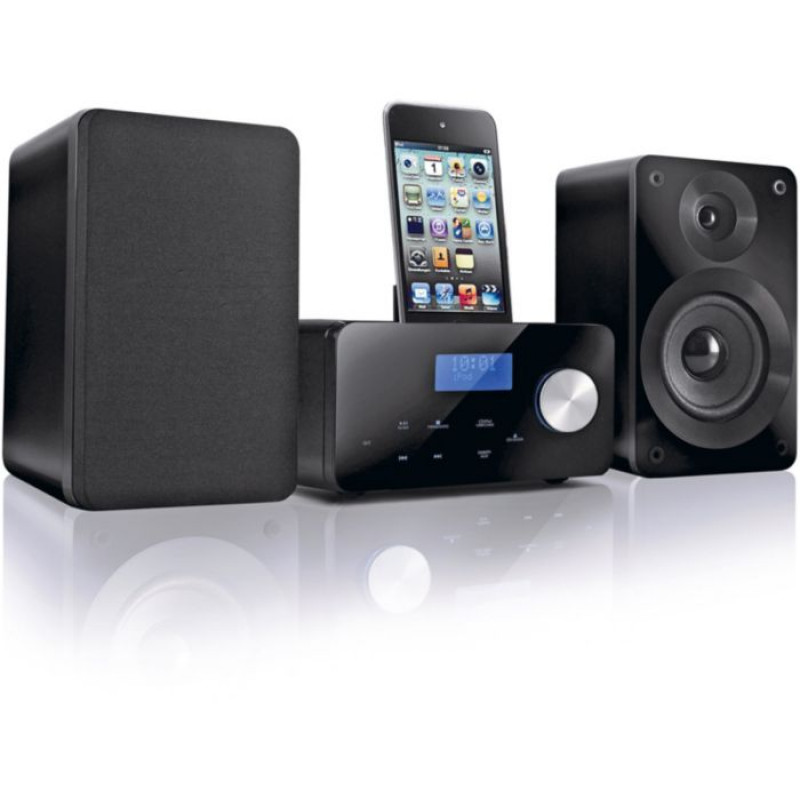 Acoustic Solutions CD Gloss Micro System - Black - Micro Hi-Fi Systems ...