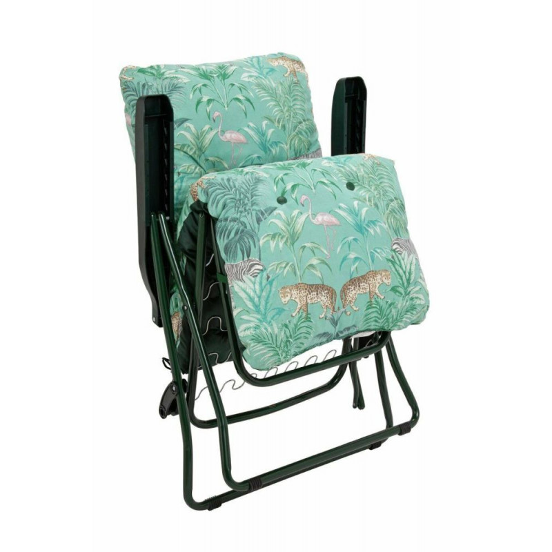 Home Metal Folding Relaxer Chair - Wilderness Jungle - Garden Furniture ...