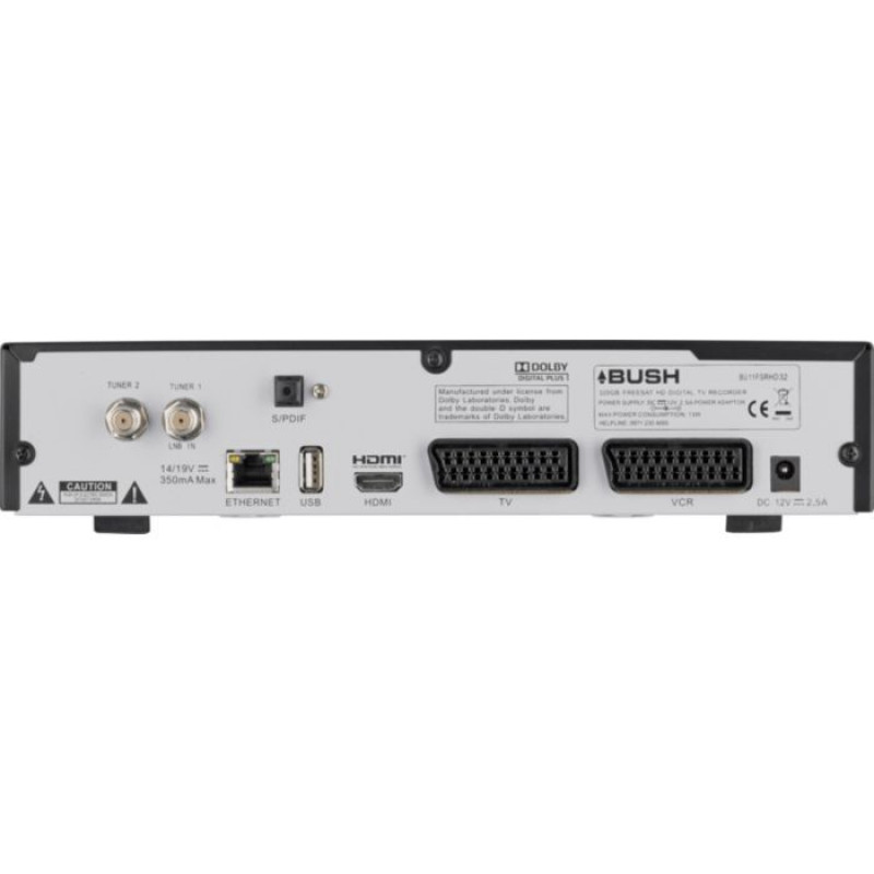Bush Freesat HD Digital TV recorder with BBC iPlayer - 320GB (No HDMI ...