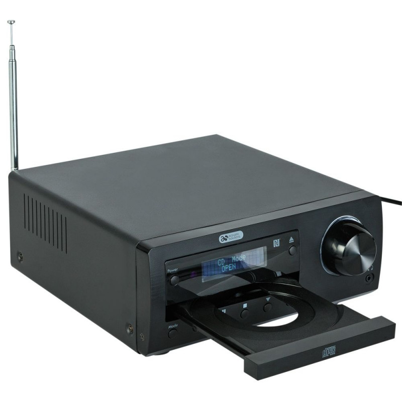 Acoustic Solutions Bluetooth DAB CD Micro System - Black (No Remote ...